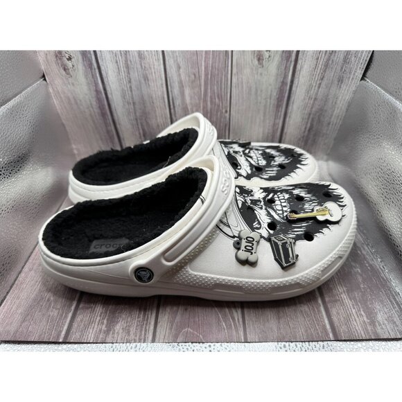 CROCS | Shoes | Crocs X Luke Combs White Lined Classic Skully Clog Shoe ...